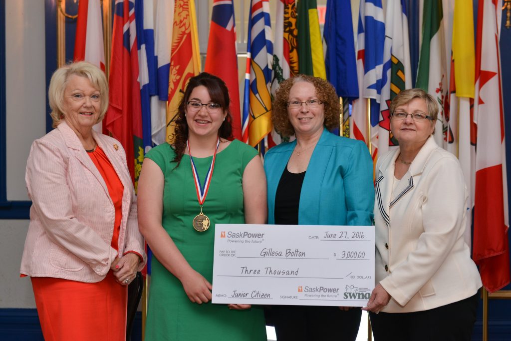 Junior Citizen of the Year - Saskatchewan Weekly Newspapers Association ...